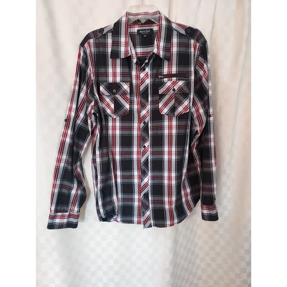 Eighty Eight | Shirts | Eighty Eight Platinum Redblack Plaid Western ...